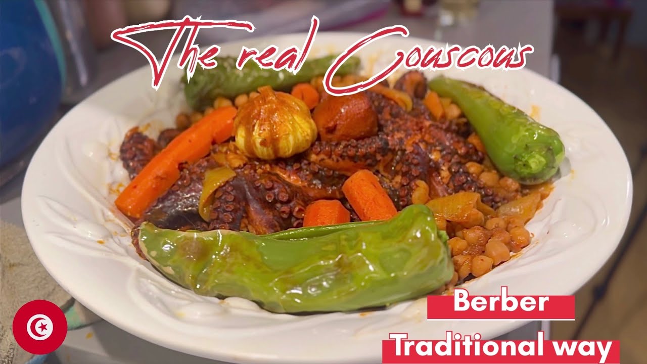 Master the Art of Making Traditional Octopus Couscous!#couscous - YouTube