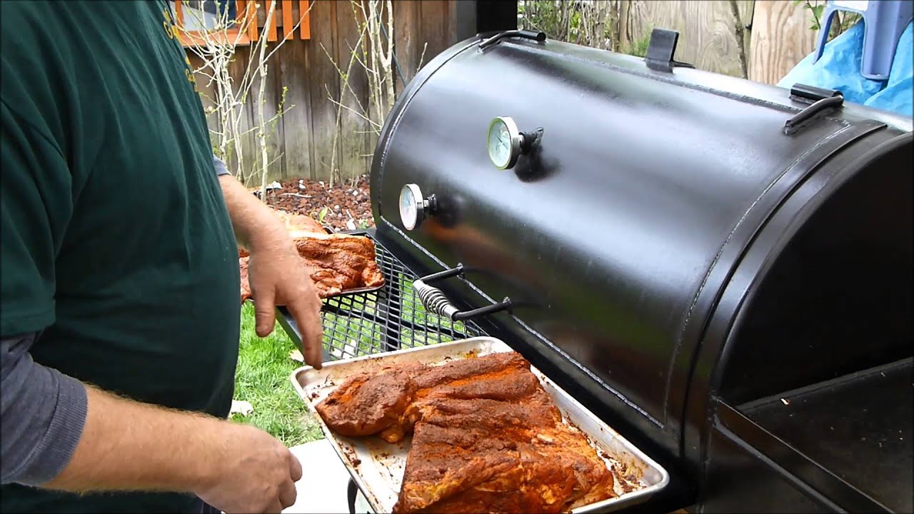 Smoked BBQ Pork Butt, How To Cook It in 6 Hours,On A Gator BBQ Pit ...