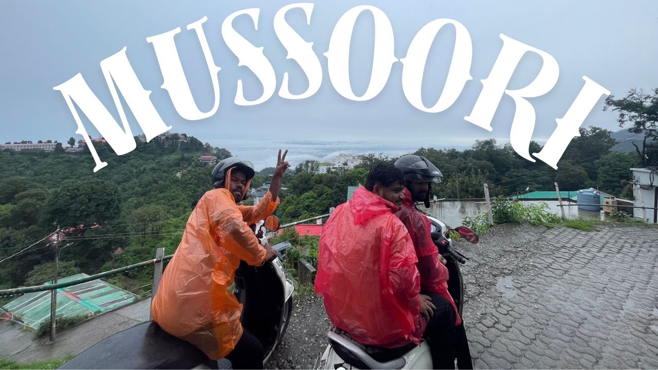 VLOG #48 || EXPLORING MUSSOORIE, LANDOUR IN RAINY WEATHER || DANDI ...