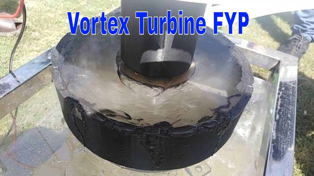 First 3D Printed Vortex Turbine with PMG Students Final Year Project ...