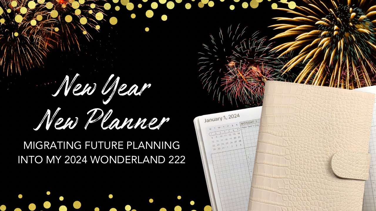 New Year, New Planner | Migrating Future Plans Into My 2024 Planner - YouTube