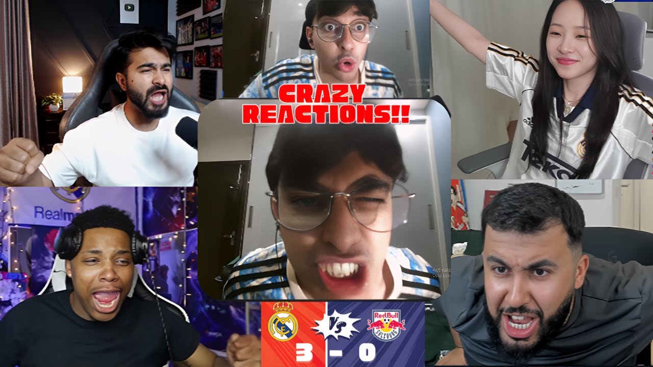Crazy Reaction From REAL MADRID Fans to REAL MADRID 3-0 RB SALZBURG ...