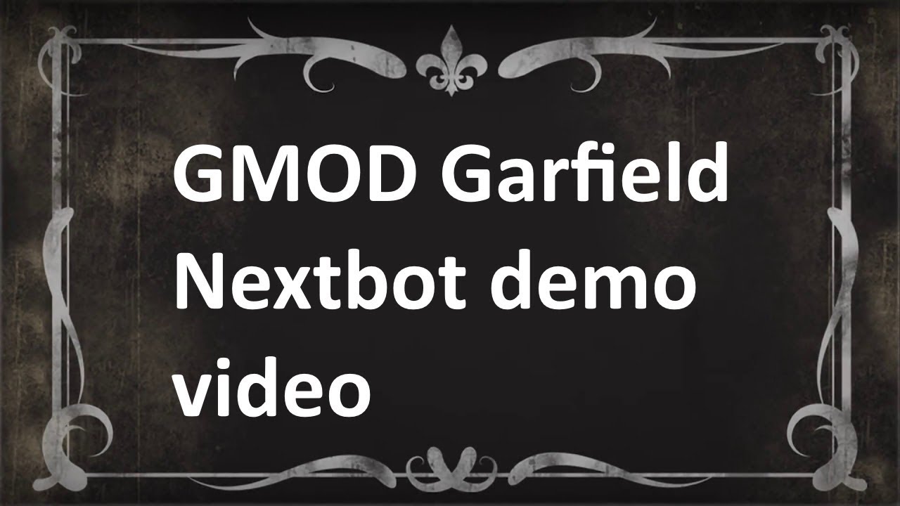 GMOD Garfield Nextbot demo video - YouTube