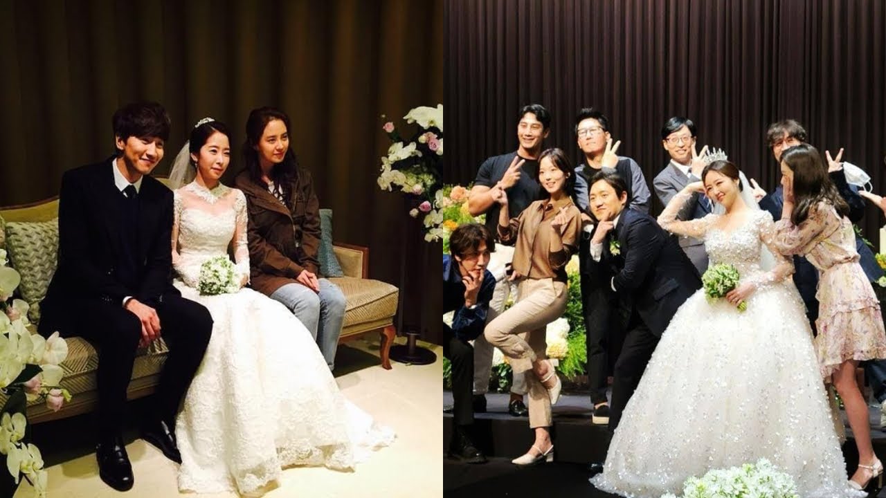 Lee Kwang Soo, Yoo Jae Suk And Many Stars At A Super Kbiz's Wedding ...