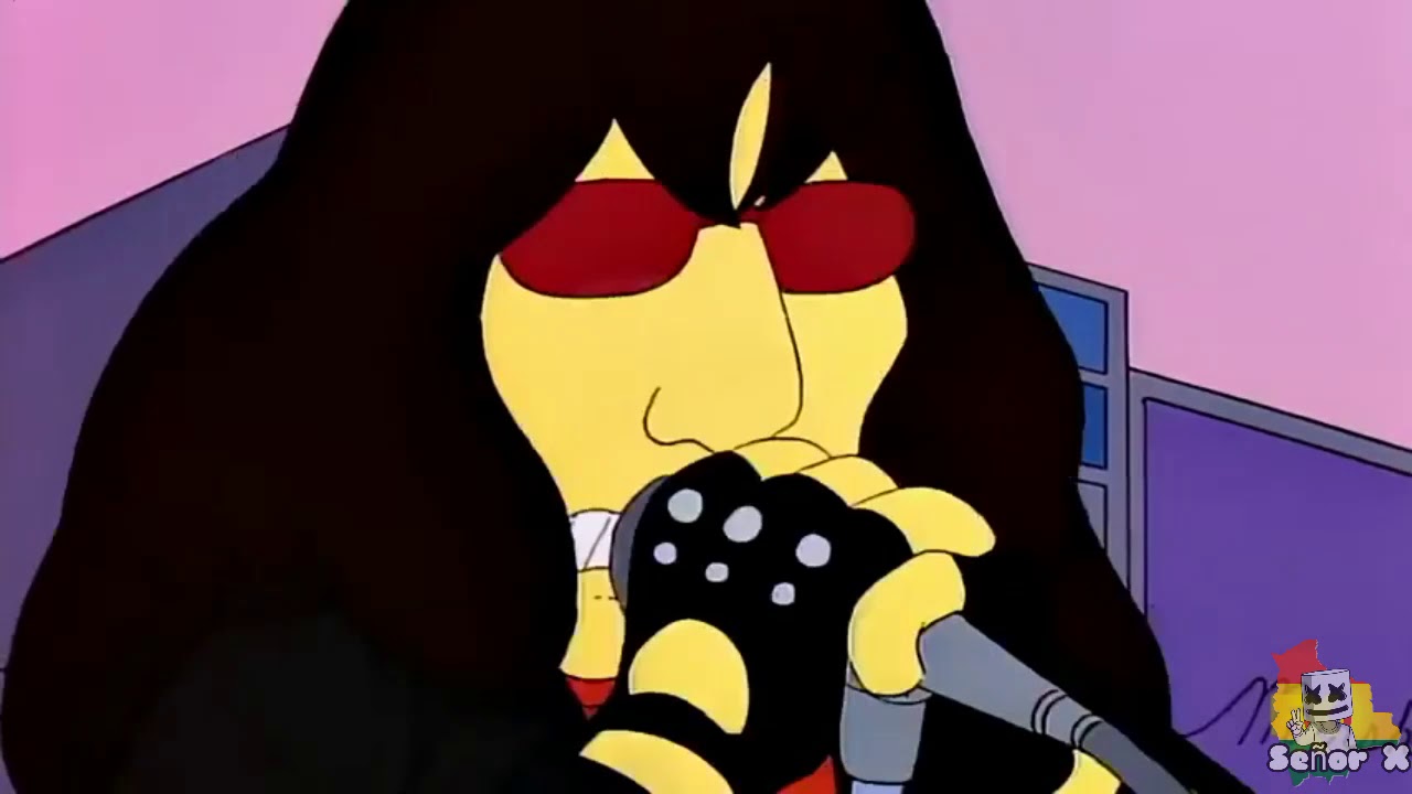 Los simpson AC/DC Thunderstruck - YouTube