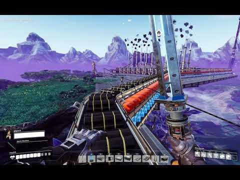 Satisfactory-Riding my oil production lines. - YouTube