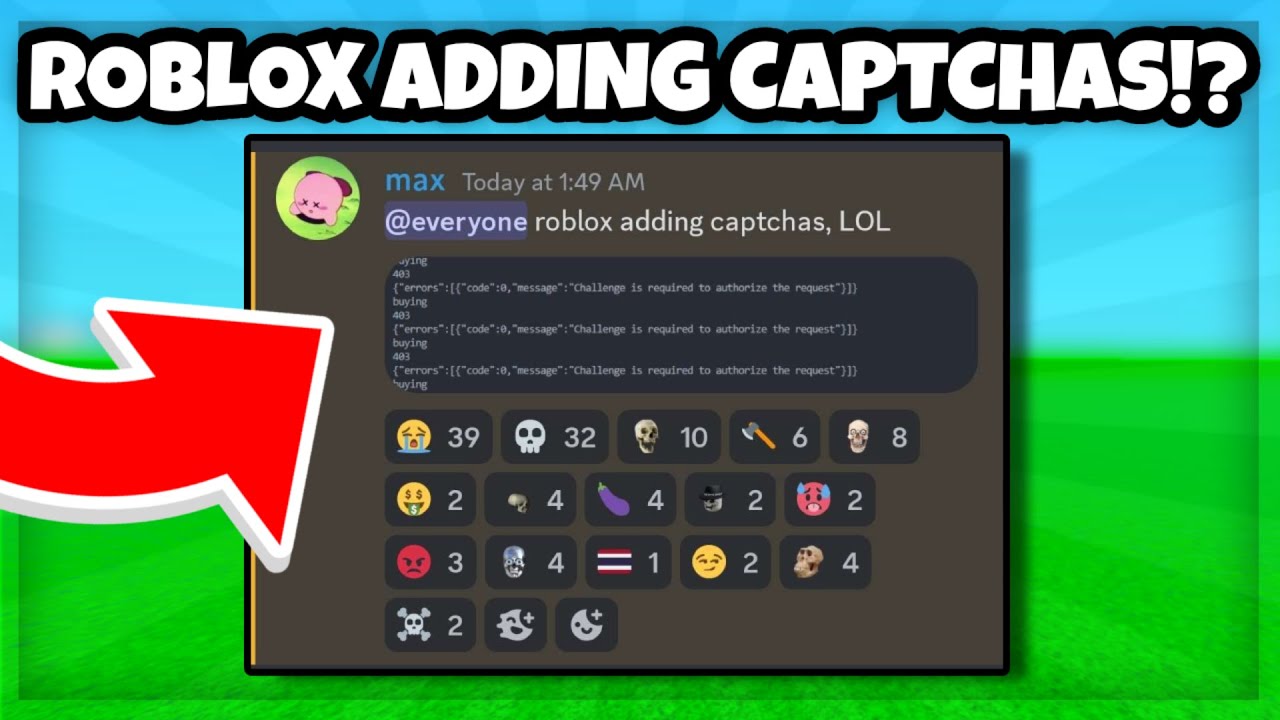 Roblox added CAPTCHAS to UGC Limiteds?! - YouTube