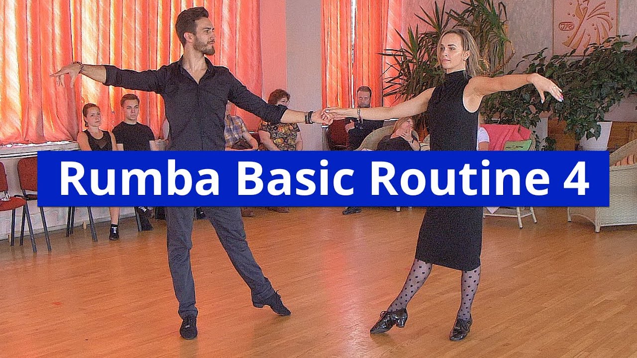 Rumba Basic Choreography 4 | Alemana, Closed Hip Twist and Swivels - YouTube
