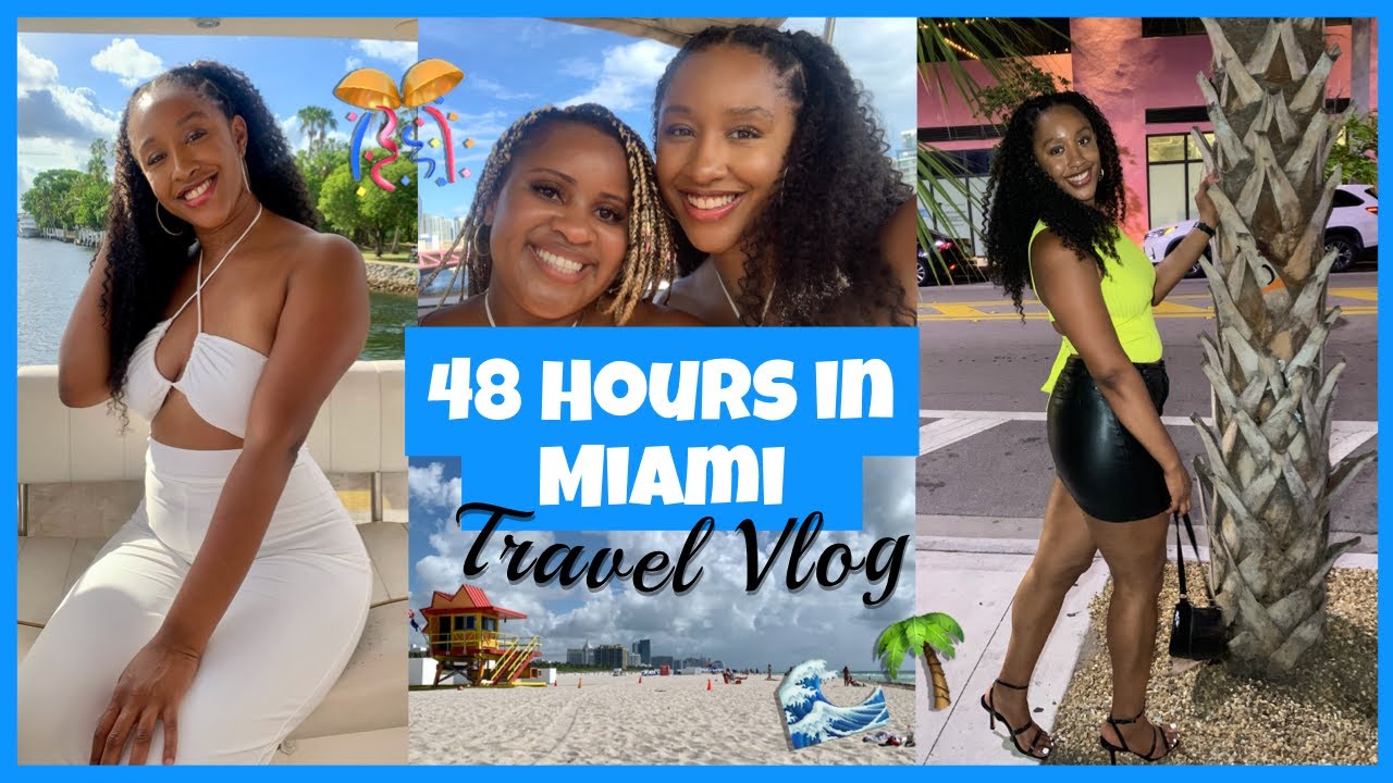 Miami Travel Vlog - 48 Hours in Miami! - Surprises, Boat Ride, Beach ...