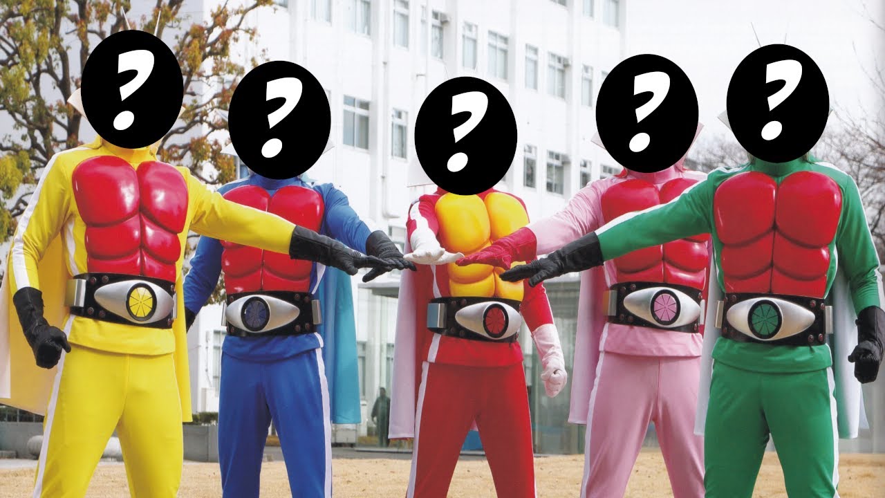 Making a Super Sentai Team out of Kamen Riders (Showa Edition) - YouTube