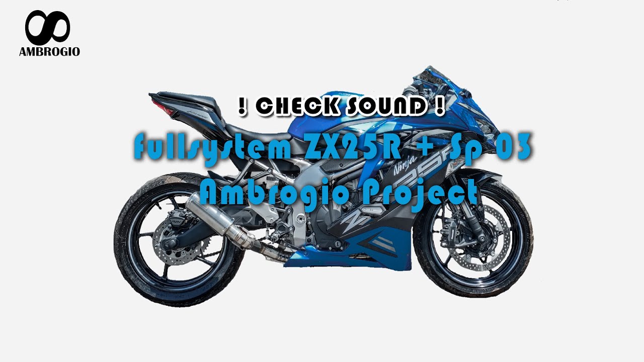 ZX25R-Check Sound knalpot Ambrogio Project sp03 - YouTube