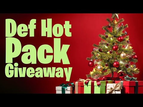 Live With Defness45 | Merry Christmas Eve | Def Hot Pack Giveaway Take 4