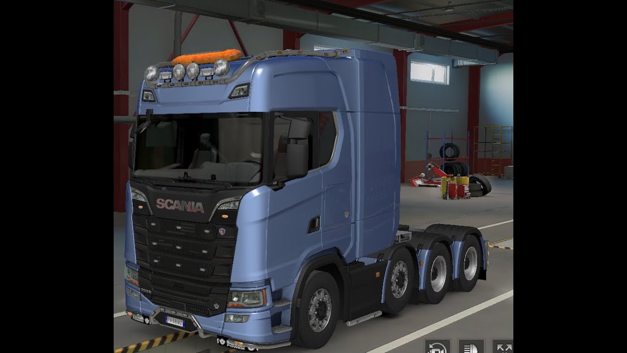 ETS2 How to light on BEACON - YouTube