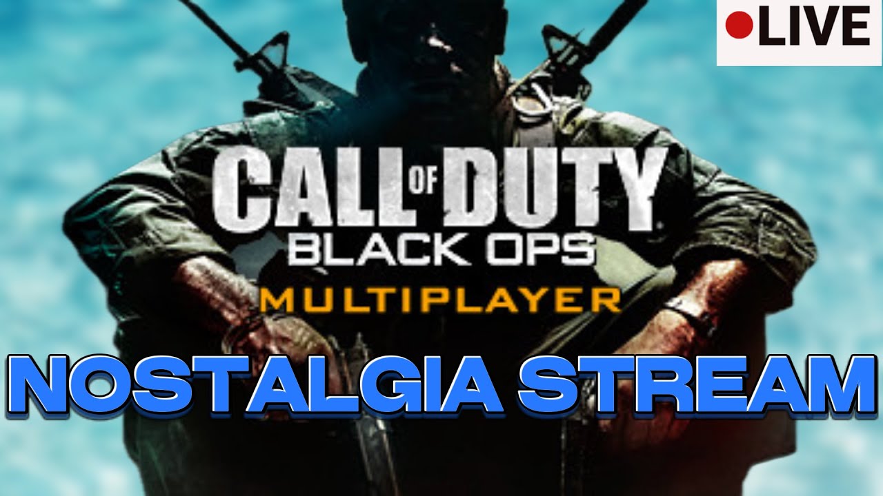 LIVE: BO1 Nostalgia - Testing My New Webcam in Combat Training! - YouTube