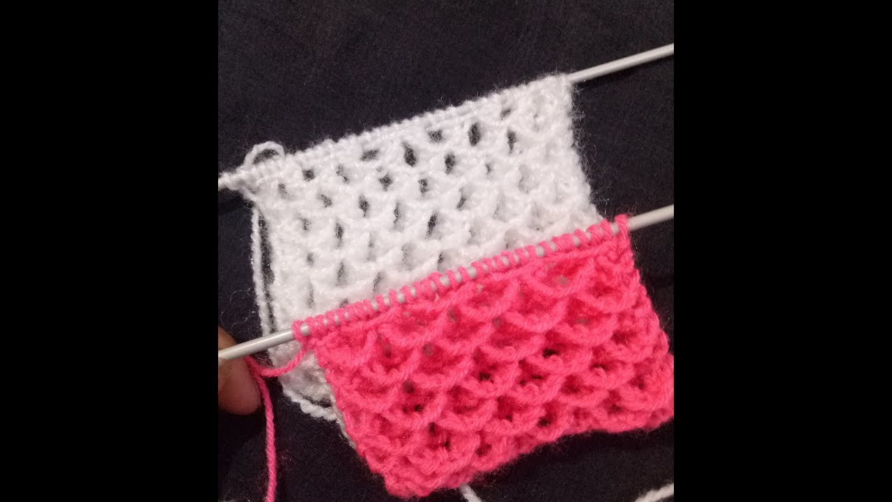 Knitting pattern/ #3DKnitting design /Latest 3D design /knitting for ...