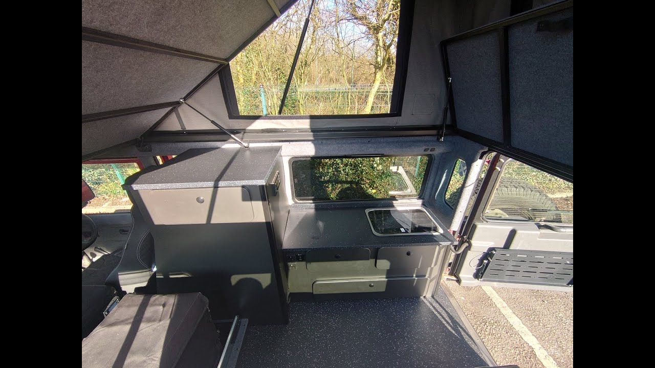 Land Rover Defender Pop Top Roof Conversion By AW4X4 UK - YouTube