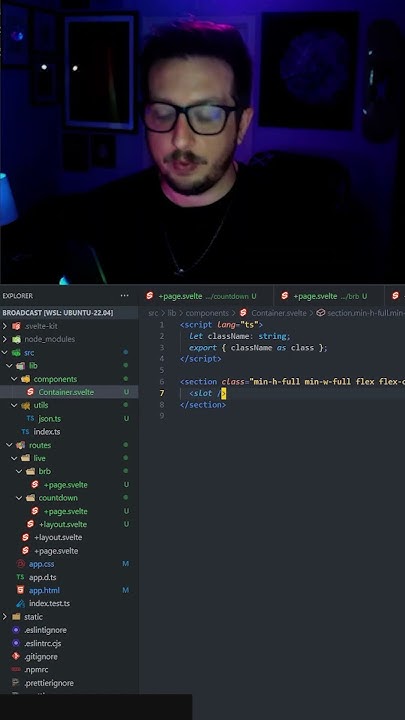 Big And Tall Webdevelopment Sveltekit Twitch Javascript Tailwindcss Youtube