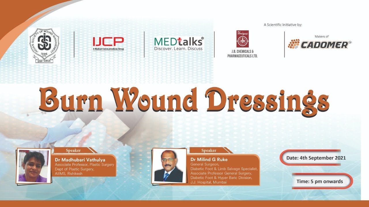 Burn wound dressings English - YouTube