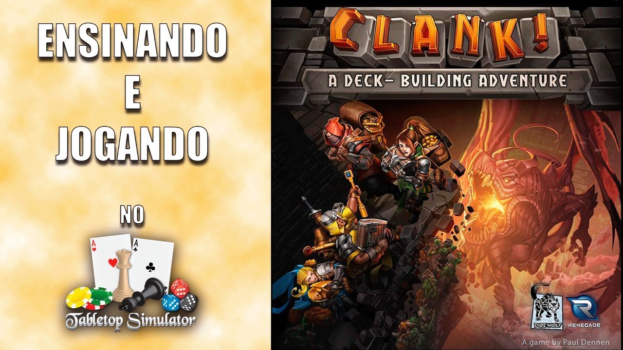 CLANK! no Tabletop Simulator! - Ensinando e Jogando - YouTube