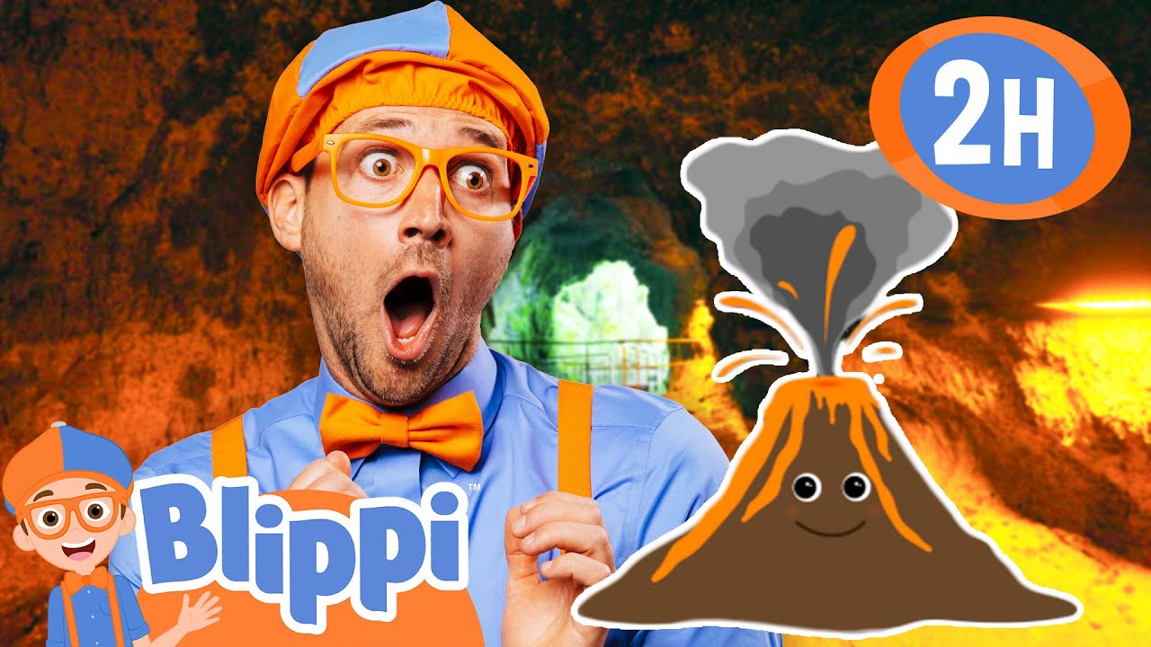 Blippi's Volcano Adventure | BEST OF BLIPPI TOYS | Educational Videos ...