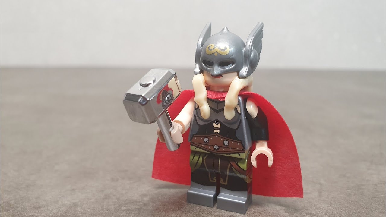 Lego Jane Foster Thor Custom Mini figure - YouTube