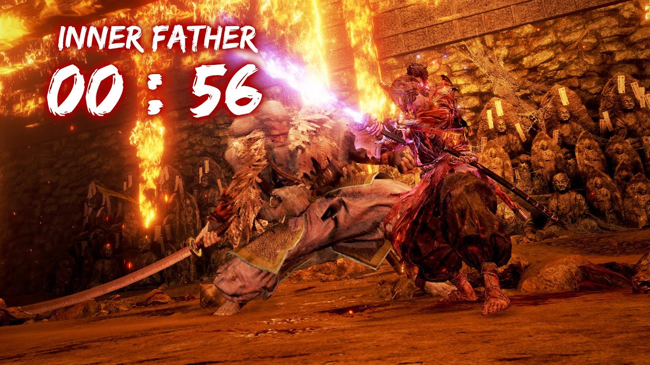 Sekiro | Inner Father in 0:56 | No Hit Speedrun - YouTube