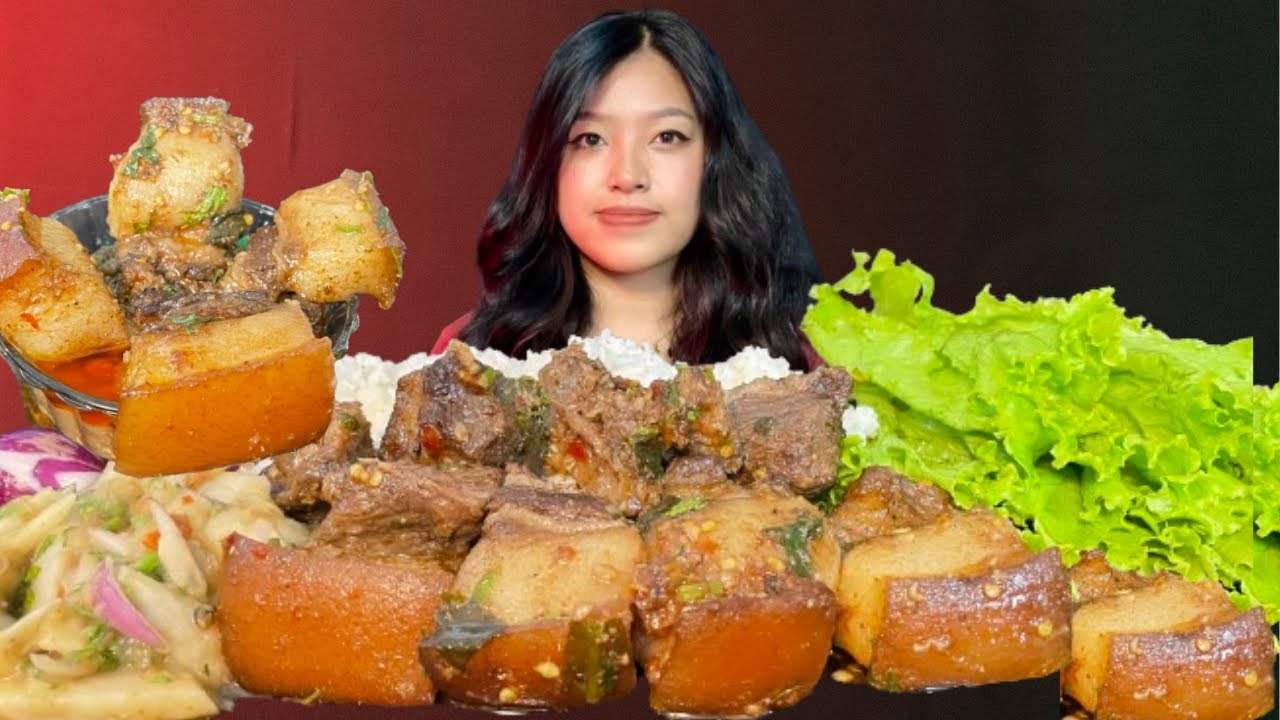 Pork belly recipe || Soibum Eromba || Fermemted bamboo shoot chutney ...