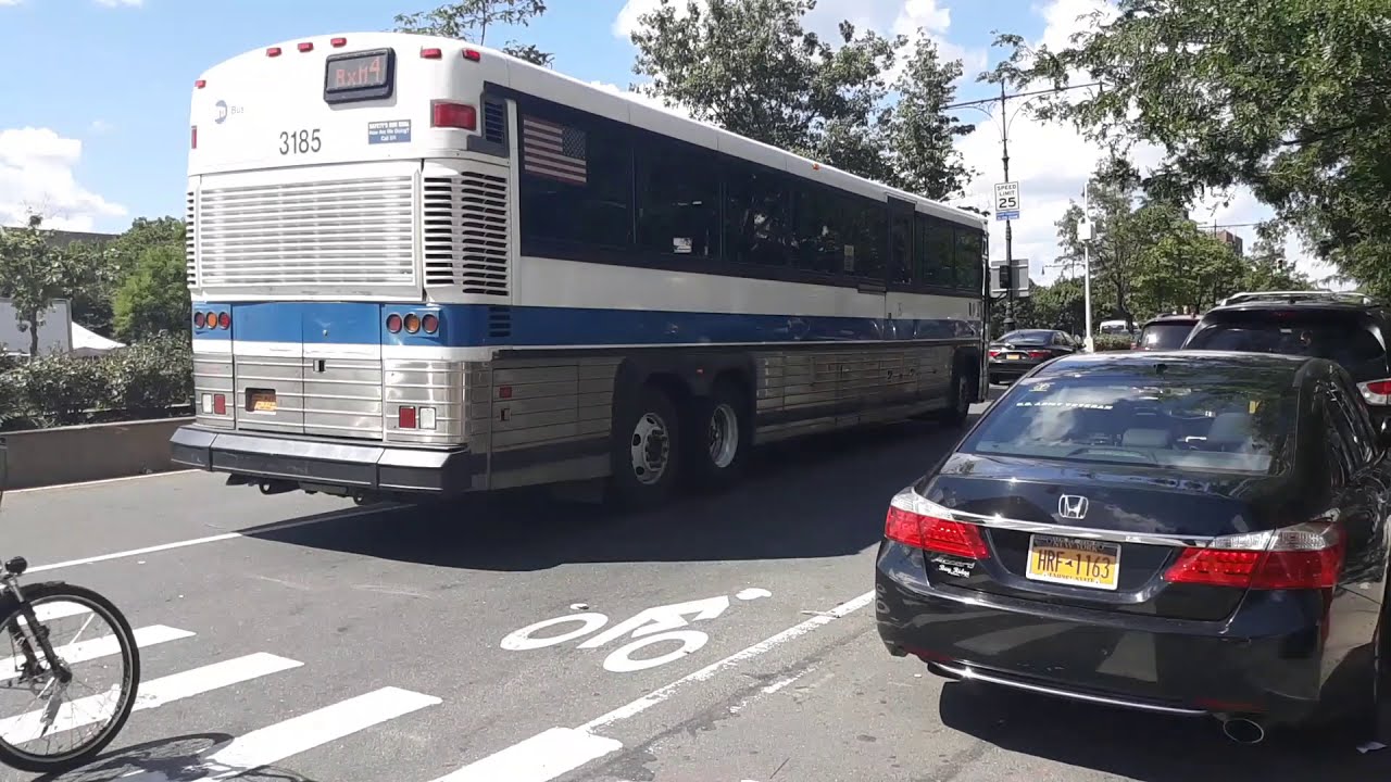 MTA Bus Company 2005 MCI D4500CL Commuter Coach #3185 On The BxM4 ...