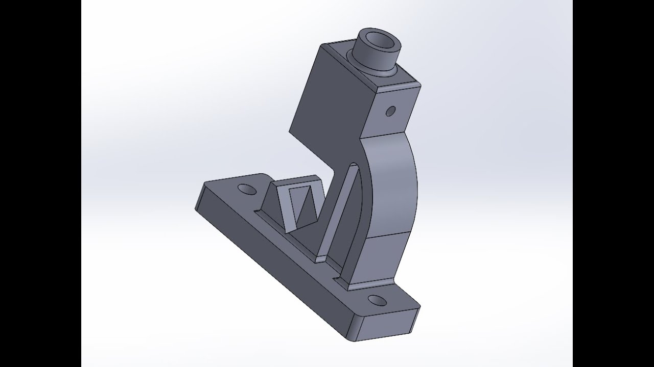 Pipe Vice Base Modeling Tutorial | SolidWorks Step-by-Step - YouTube