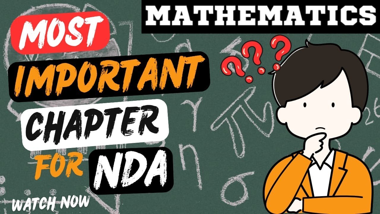 Most Important Topics For NDA Maths | How to score 150+ in NDA 2 2023 ...