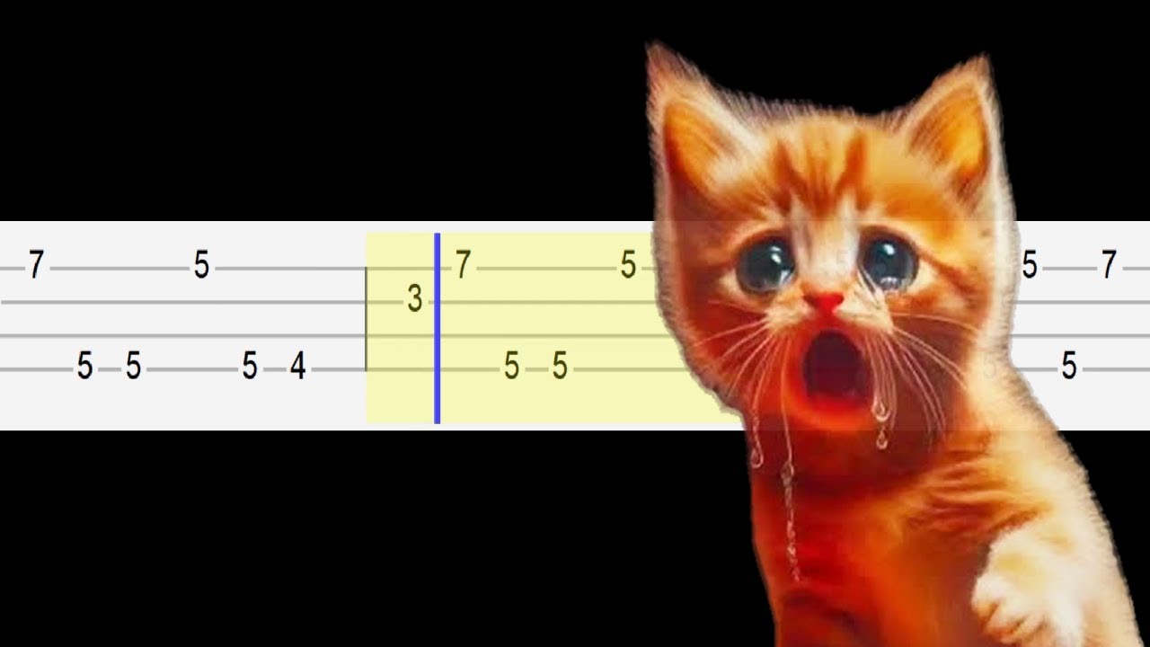 Miaw Miaw Miaw Sad Cat Song (Easy Ukulele Tabs Tutorial) - YouTube