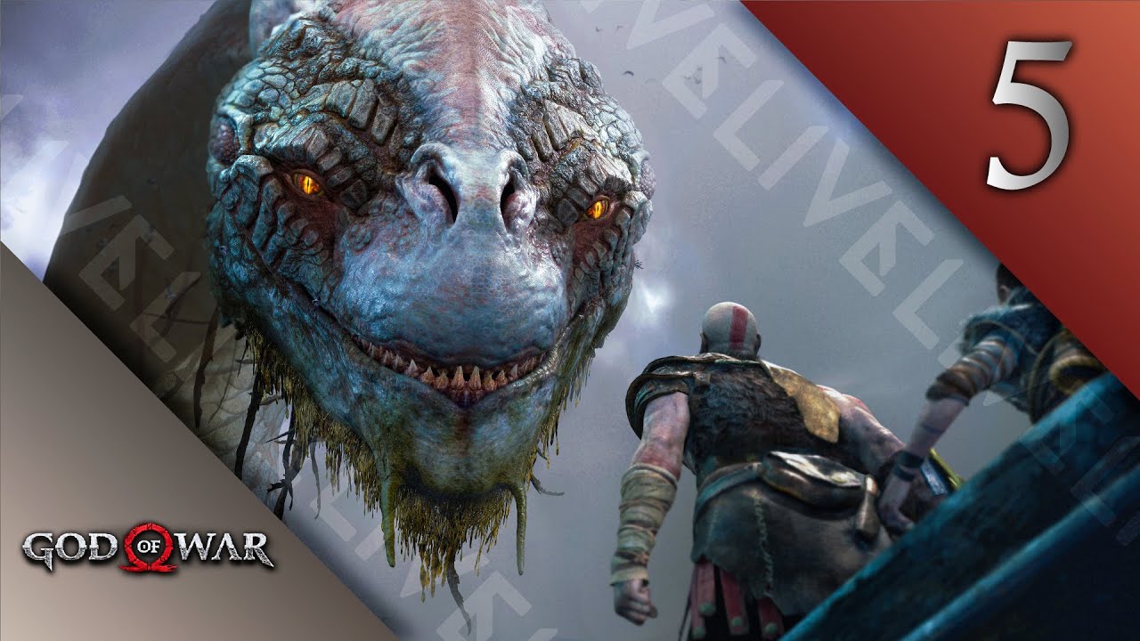 The World Serpent Jörmugandr! - GOD OF WAR LIVE GAMEPLAY #5 - YouTube