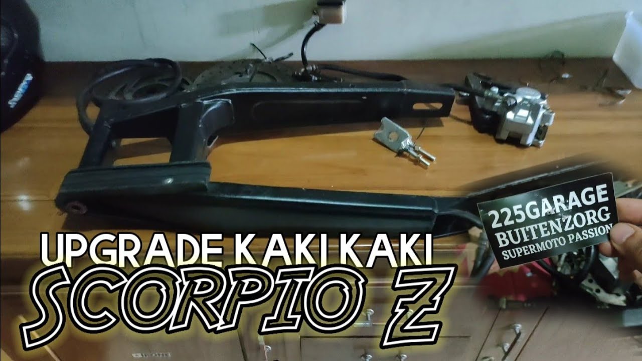 Paket datang | Swing Arm RD Scorpio set pengereman cakram - YouTube