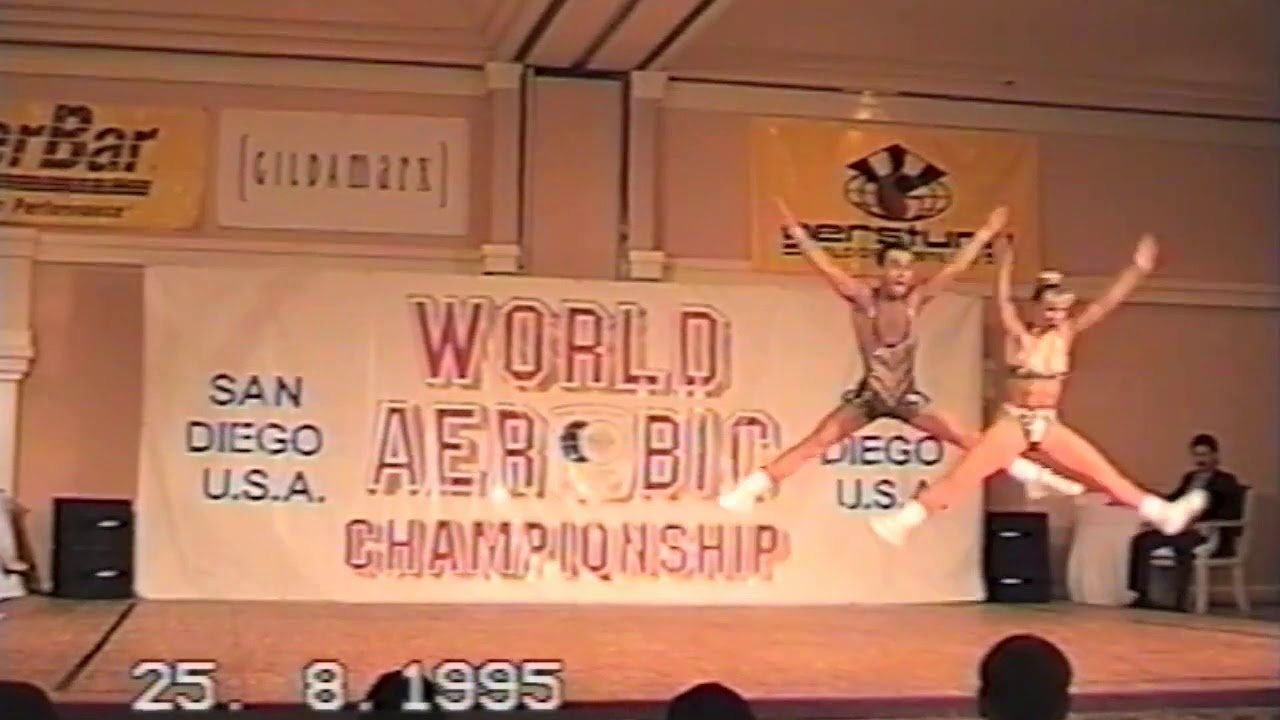 Sandy & Grant Brasier (USA) - 1995 ANAC World Aerobic Championship ...