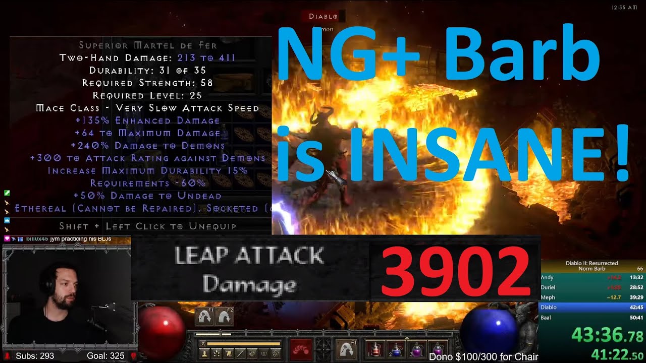 NG+ Barb is INSANE! - Diablo 2 Resurrected - YouTube