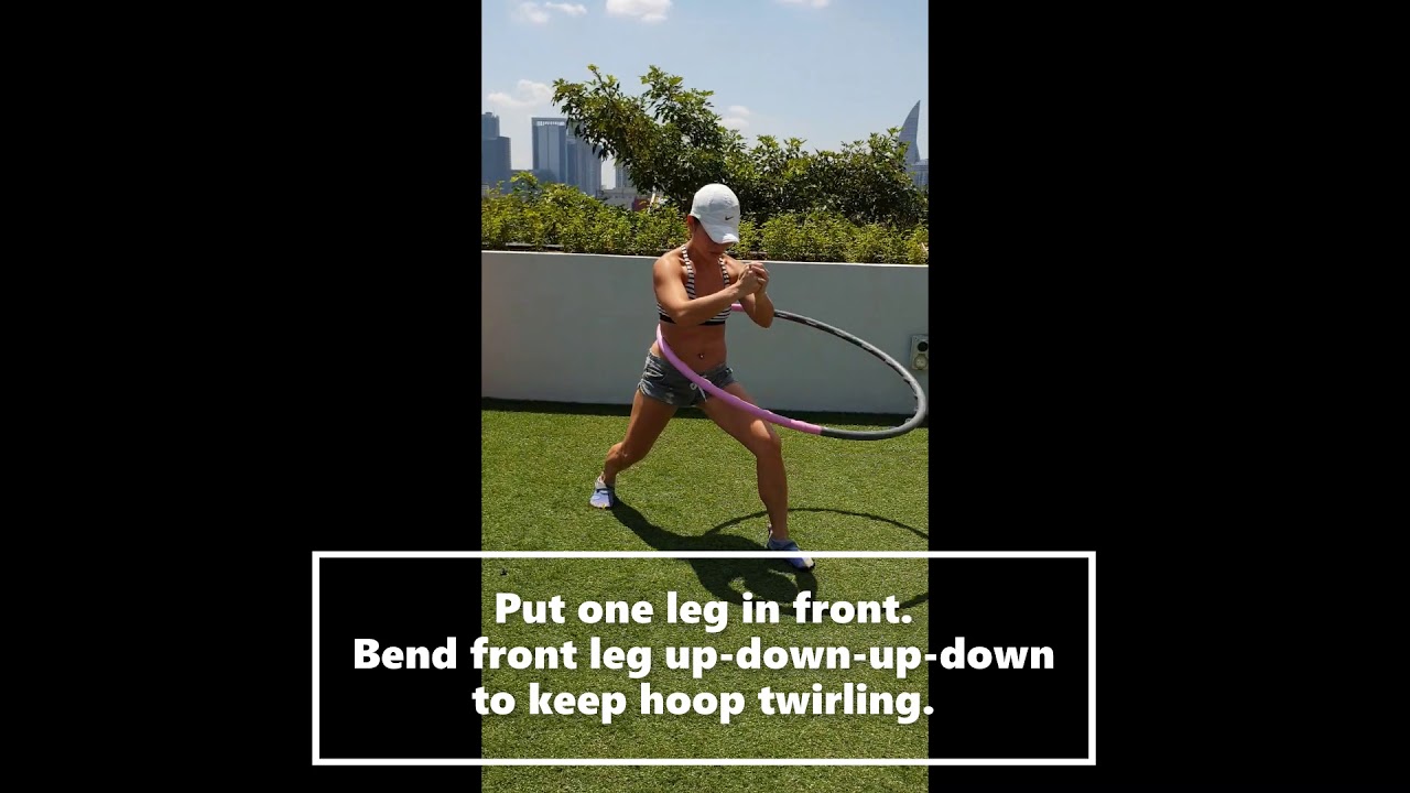 How to hula hoop Technique 2 - YouTube