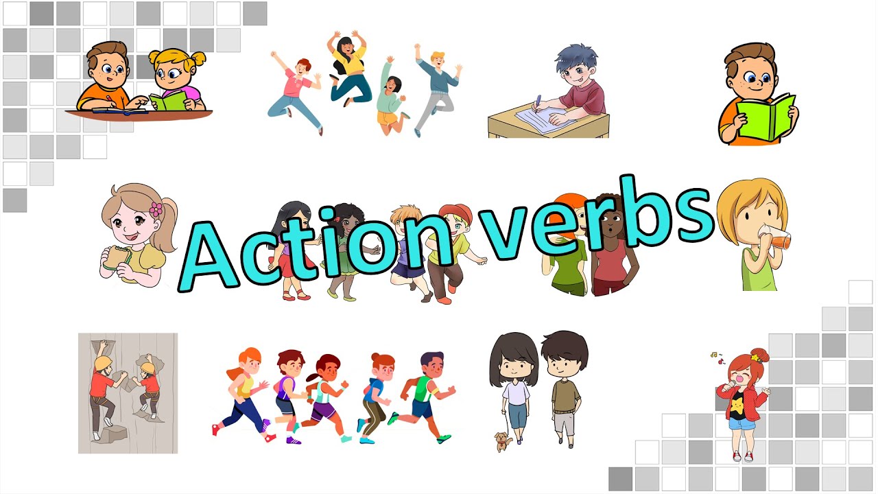 Action verbs - Part 1 | Practice modal verb CAN | Level 1 - YouTube