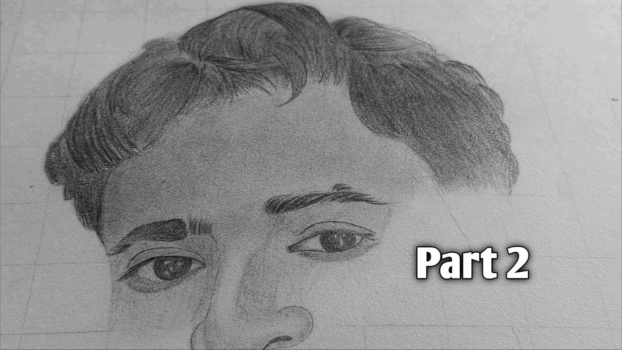 How To Shade Hair With Pencil | How To Draw Hair | How To Draw Hair For ...