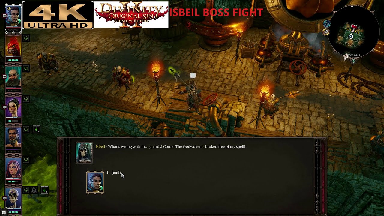 Divinity Original Sin 2 Definitive Edition Boss Fight : Isbeil (4K ...