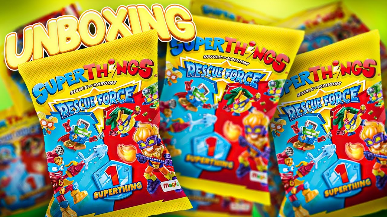 Super Things Rescue Force Unboxing! | Uncovering the Best Hidden ...