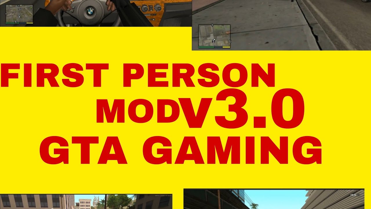 gta san andreas first person mod v3.0 - YouTube