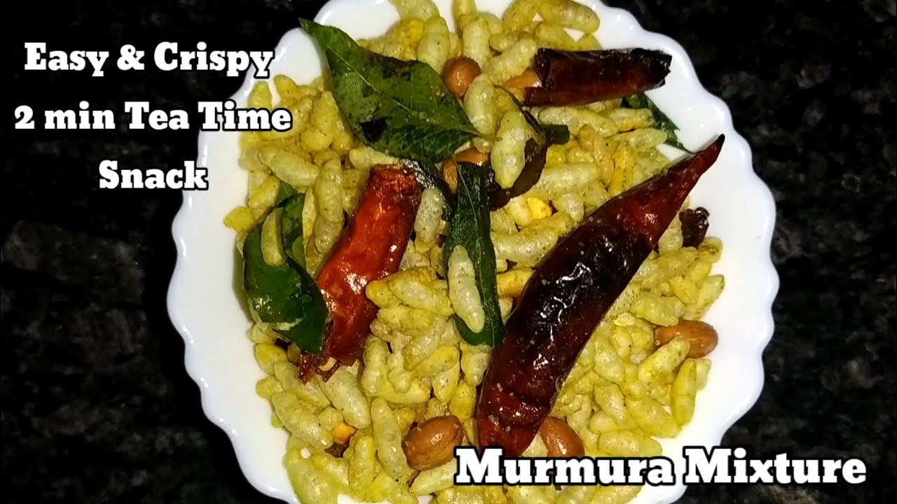 Murmura Mixture| Easy & Quick| Tea Time snack| Murmura Mixture| Ramya ...