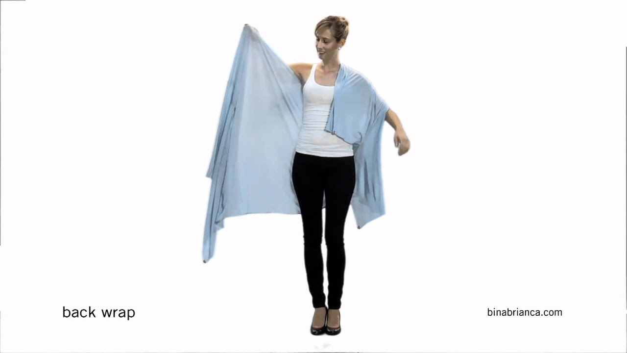 Blue Back Wrap - How to Make The Bina a Back Wrap - YouTube