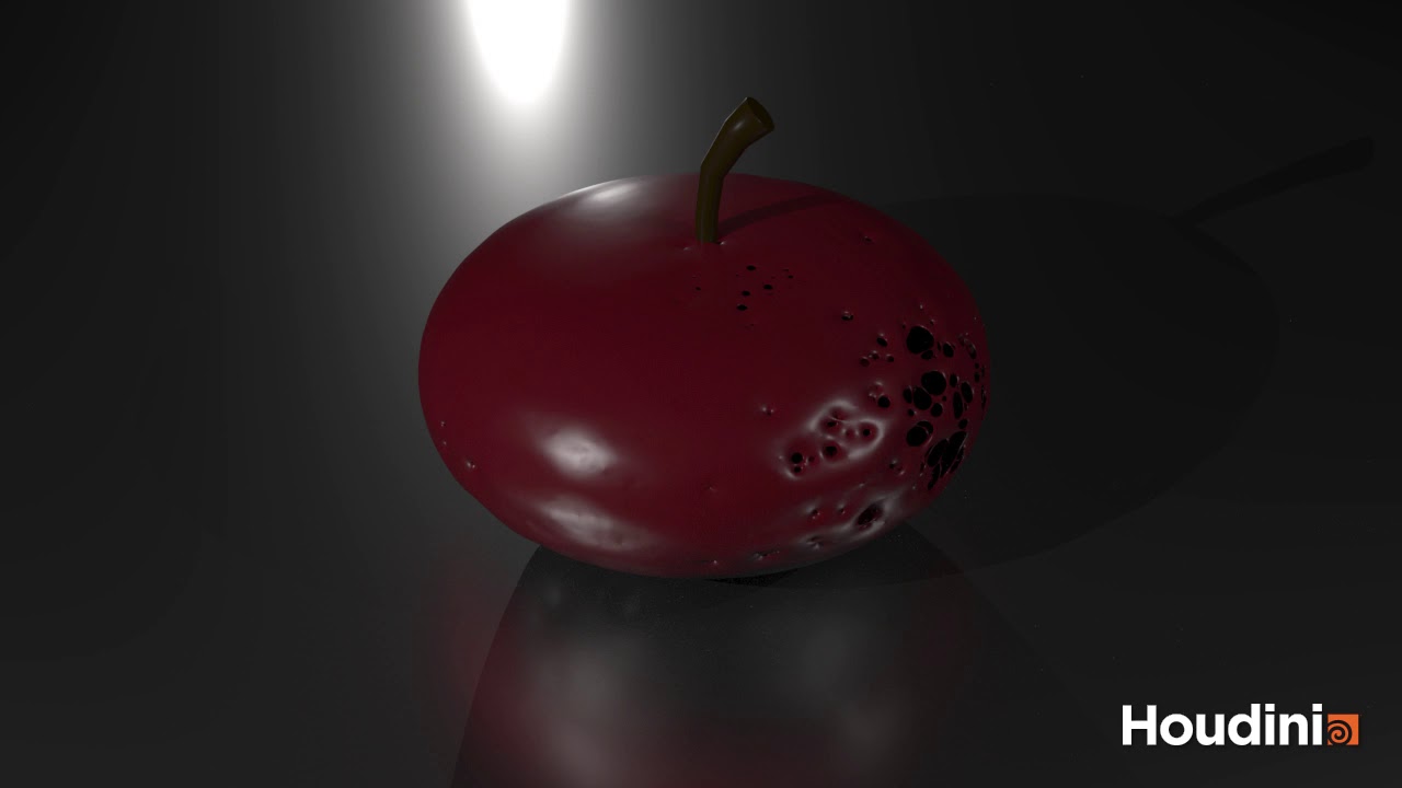 Time-lapse Rotting Apple Simulation - YouTube