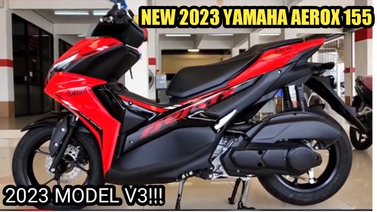 NEW 2023 YAMAHA AEROX 155 NEW COLOR VARIANT subrang Ganda - YouTube