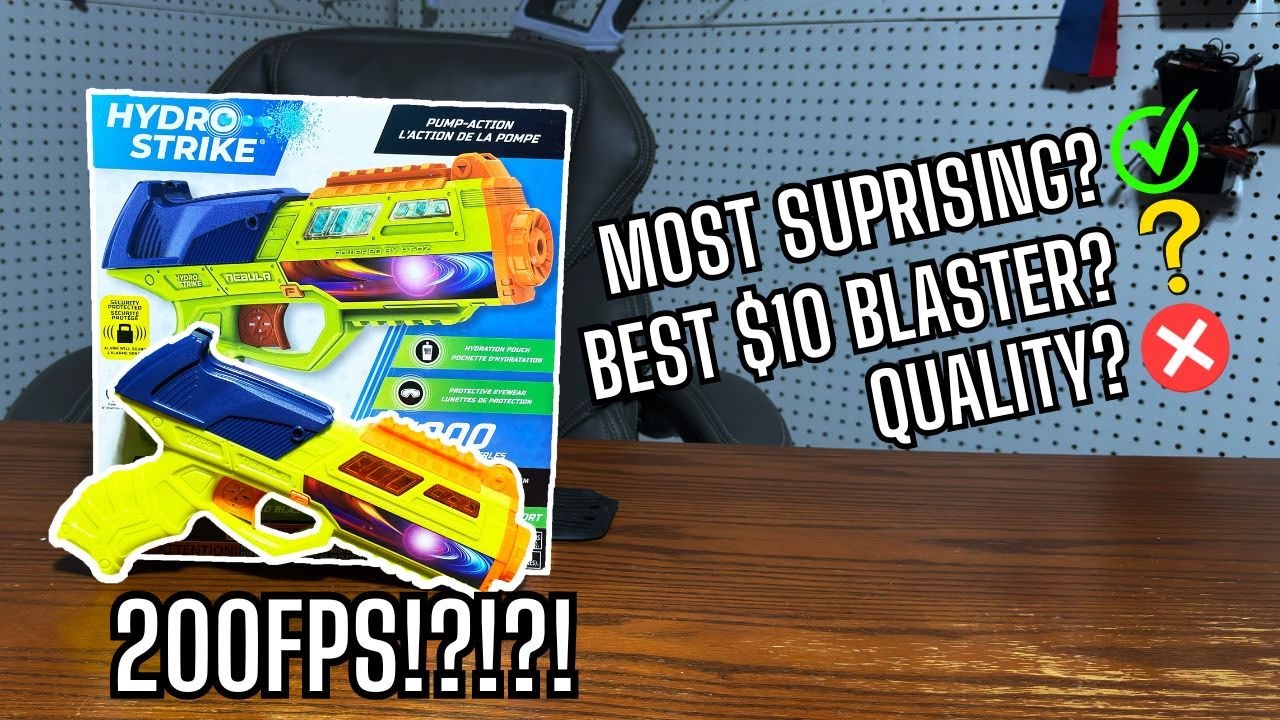 This $10 Pistol Can Shoot 200FPS??!! Hydro Strike Nebula Pro | Oakley ...