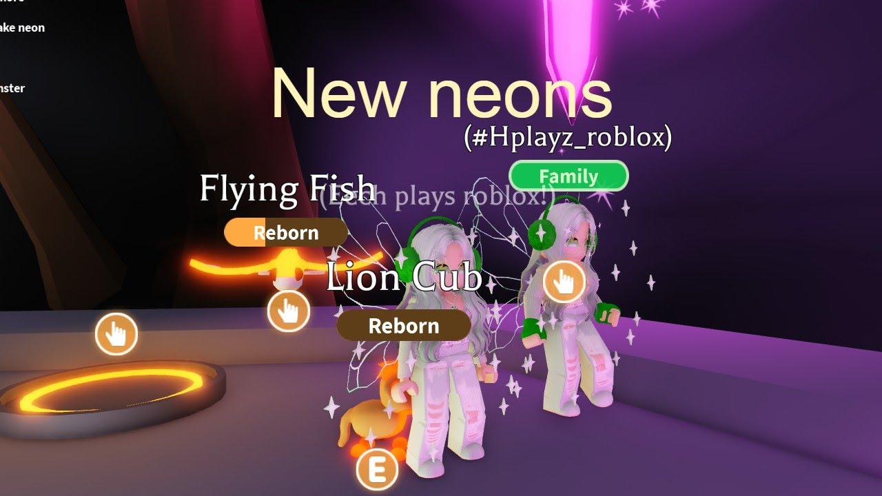 New Adopt Me neons - YouTube