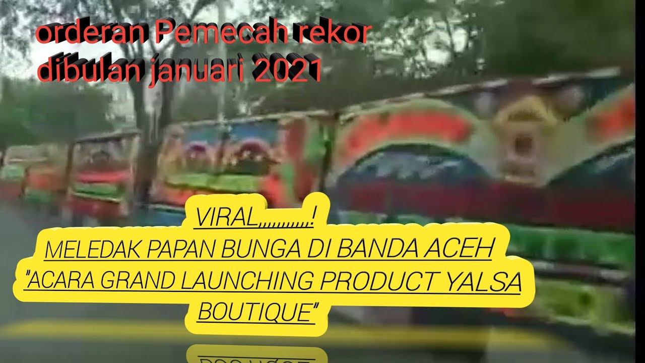 VIRAL,, orderan papan bunga paling terbanyak di Banda Aceh bulan ...