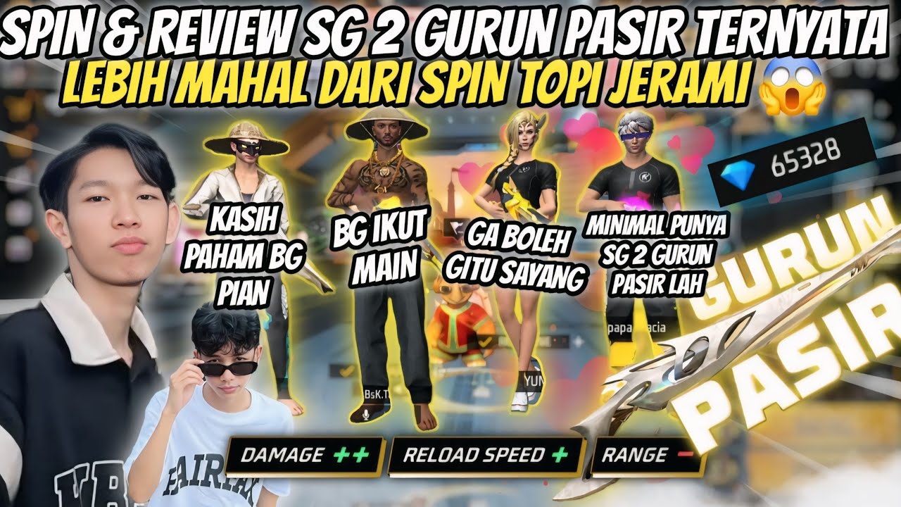ABISIN SEMUA DIAMOND DEMI SPIN SG 2 GURUN PASIR BUAT KASIH PAHAM IKY ...