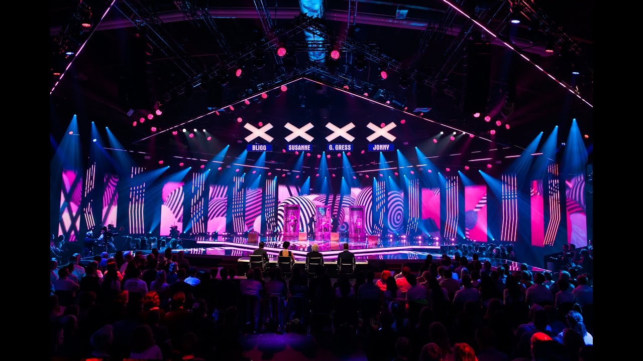 Lighting design for Switzerlands Got Talent 2016 - rgb GmbH - YouTube